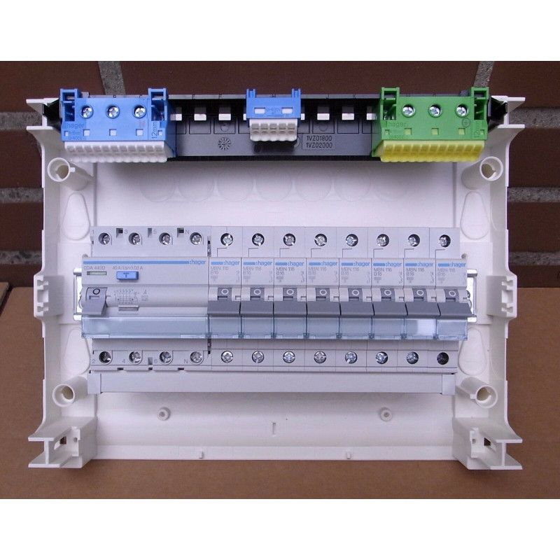 Hager Verteiler Aufputz VA12CN 1-reihig